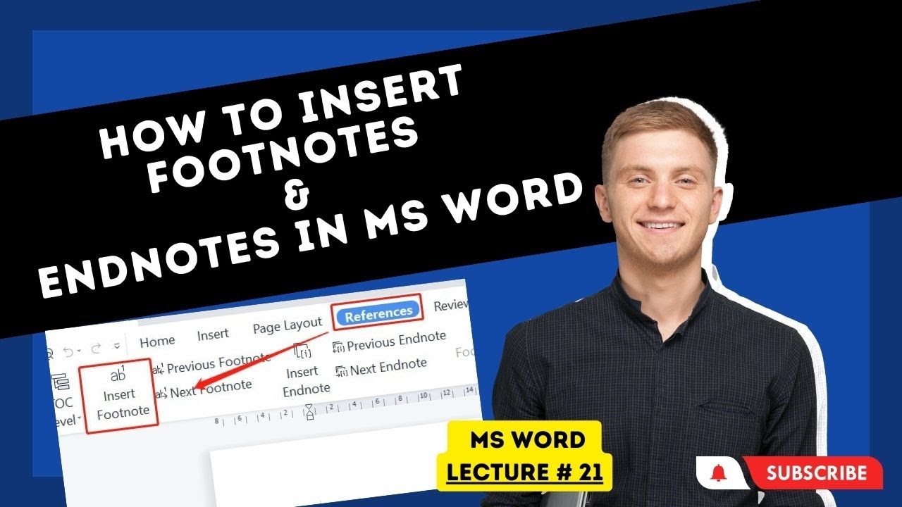 Ms Word Lecture 21 Mastering Footnotes And Endnotes Enhance Your