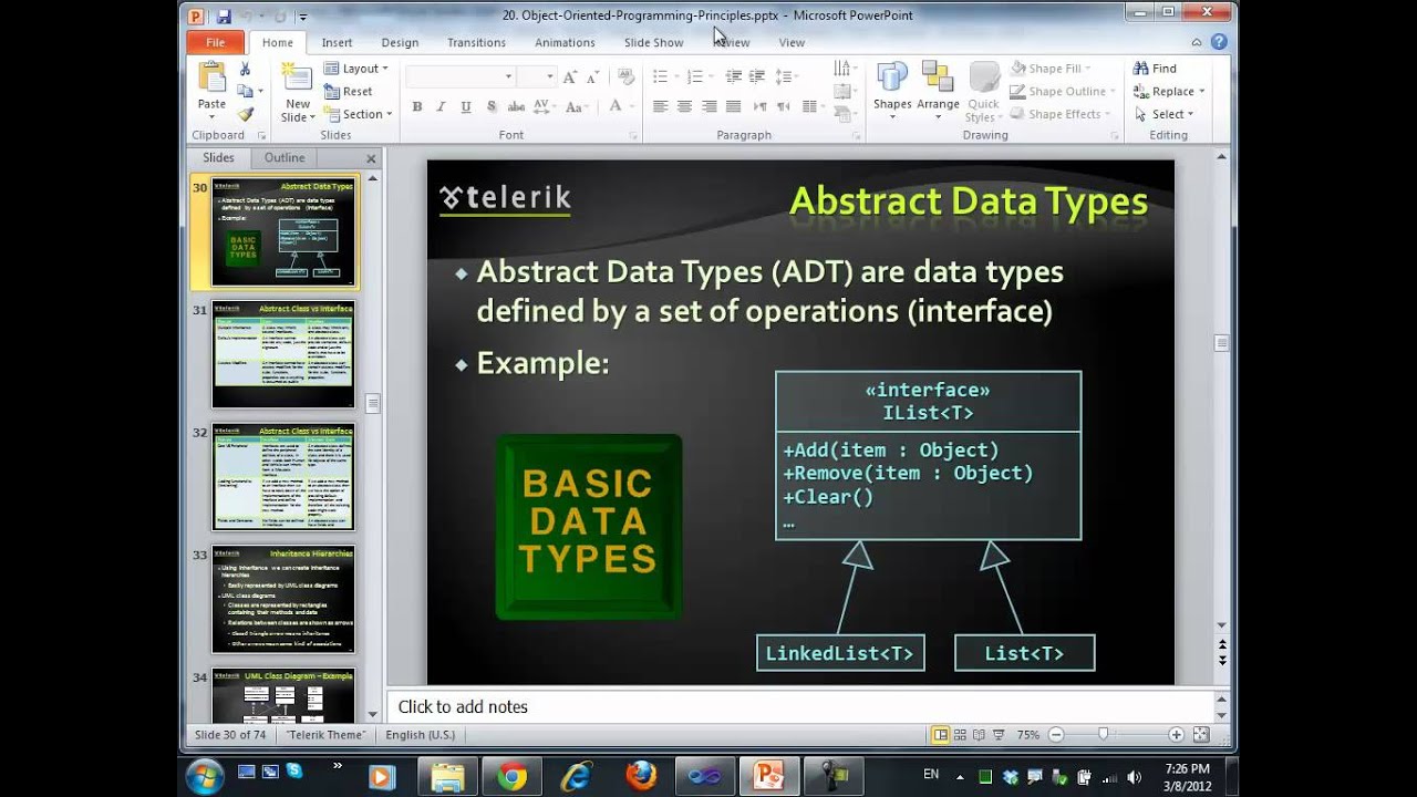 Object Oriented Programming Principles 2012 Youtube