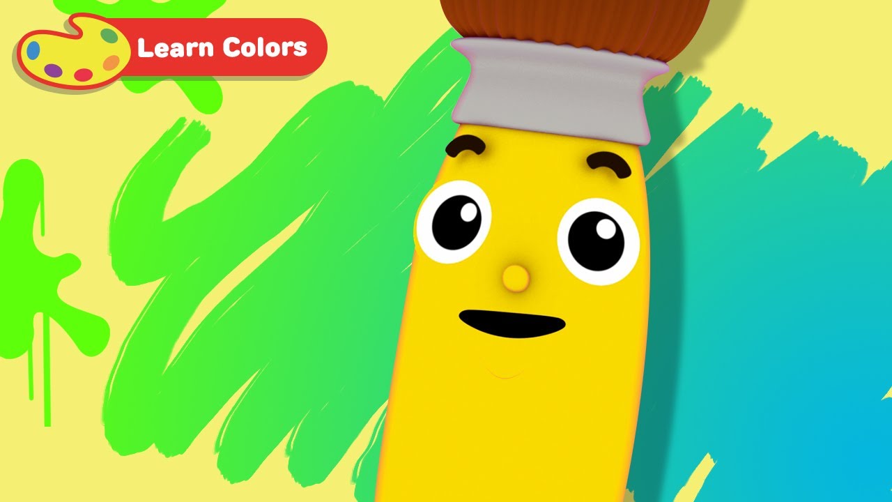 Learn Colors For Babies W Petey Paintbrush Early Learning Videos For