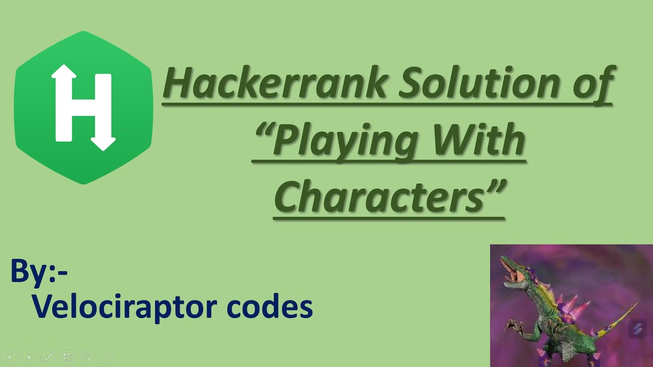 Fun Game Hackerrank Solution At Charles Boucher Blog