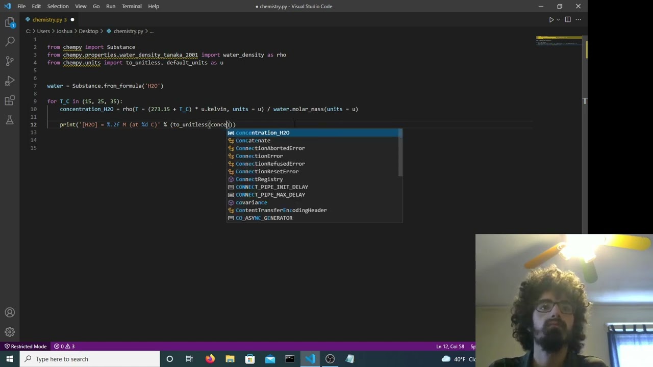 How To Simulate Chemistry With Python Youtube