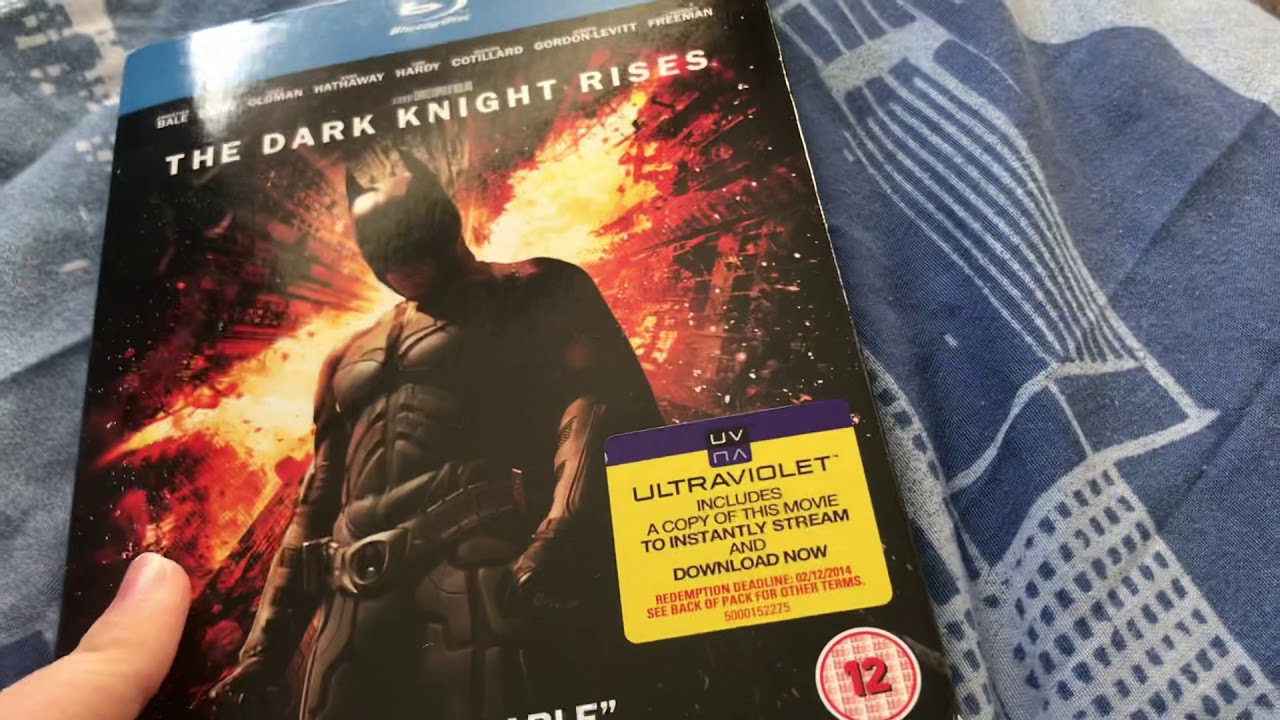 The Dark Knight Rises Blu Ray Unboxing Youtube
