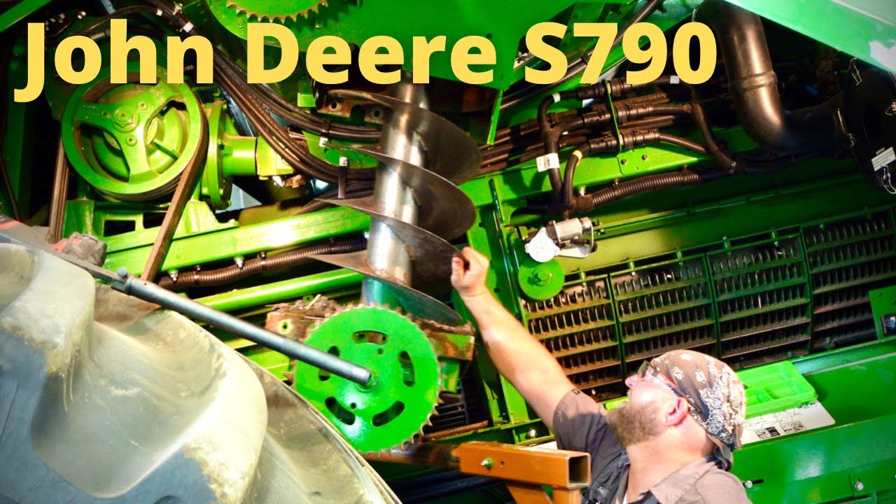 John Deere S790 How To Repair The Clean Grain And Unload System After