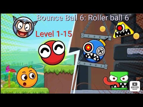 Bounce Ball 6 Roller Ball 6 Game Play Walkthrough Level 1 15