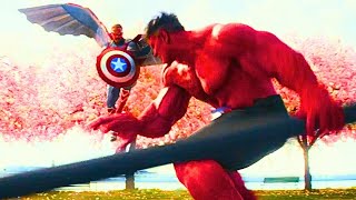 Sam Wilson Vs Red Hulk Captain America Brave New World Final Fight ...