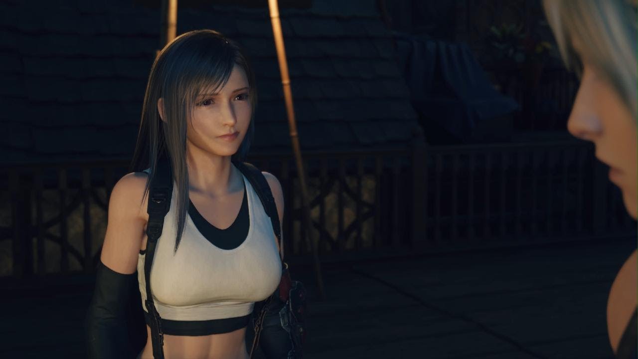 Final Fantasy Vii Rebirth Tifa Show Her Scar Under Her Boobs To Cloud