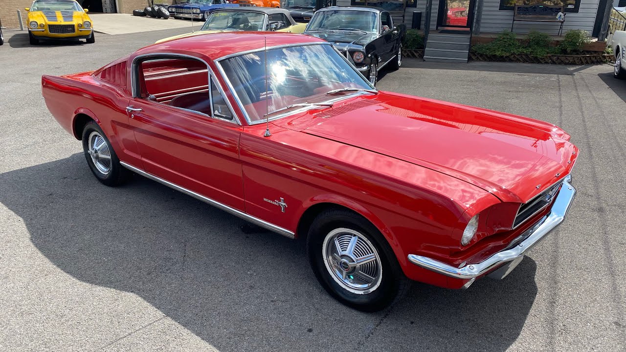 Test Drive 1965 Ford Mustang 2 2 Fastback Sold 32 900 Maple Motors