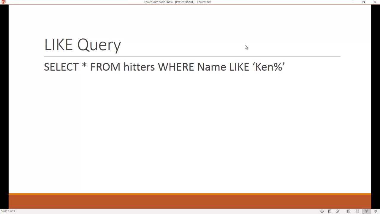 Like Operator In Mysql And Php Youtube