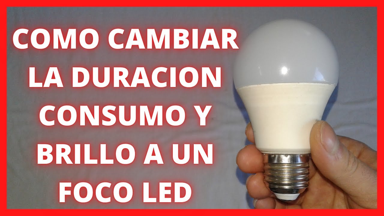 Modificar Lampara Led Modificar Foco Led Youtube