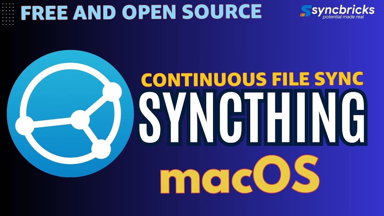 Step By Step Installing Syncthing On Mac For Beginners Youtube