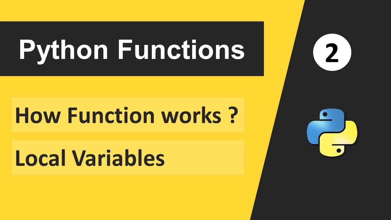 Scope In Functional Programming Local Variables In Python How