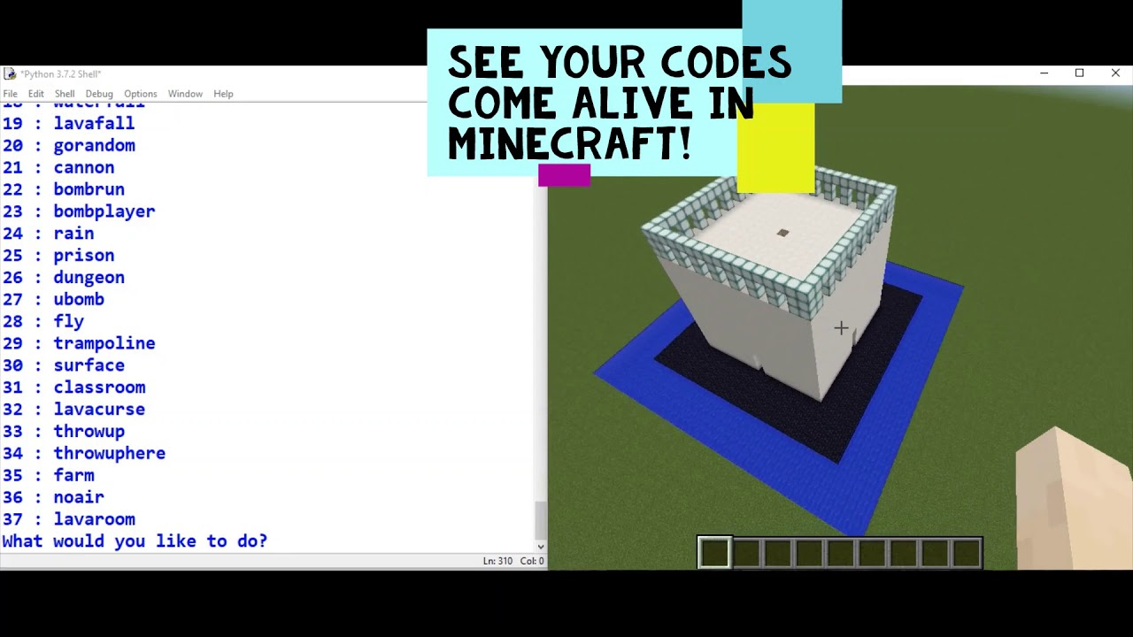 Learn To Code With Python And Minecraft Youtube