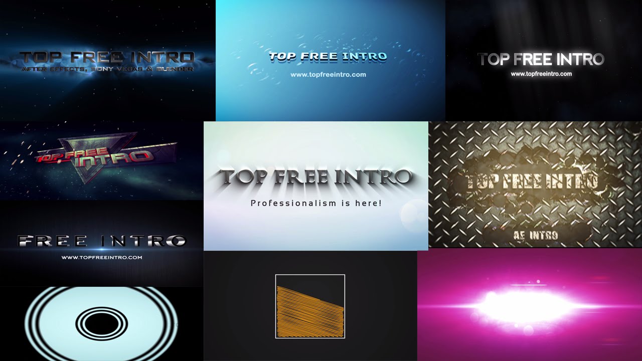 After Effects Templates Intro