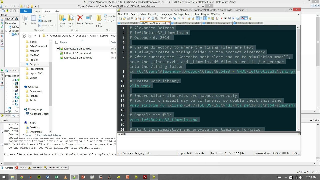 Quartus Ii Simulation Using Modelsim With Waveforms