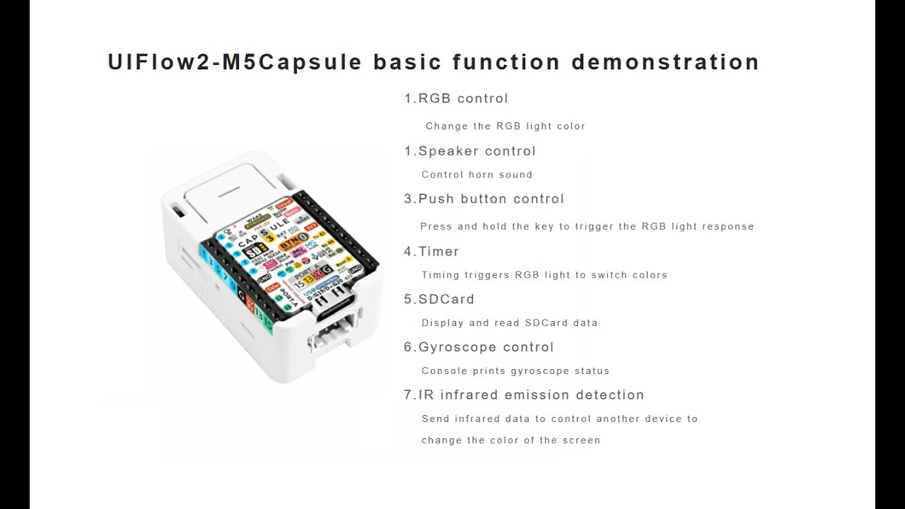 Comes With Function Programming Demonstration M5capsule Youtube