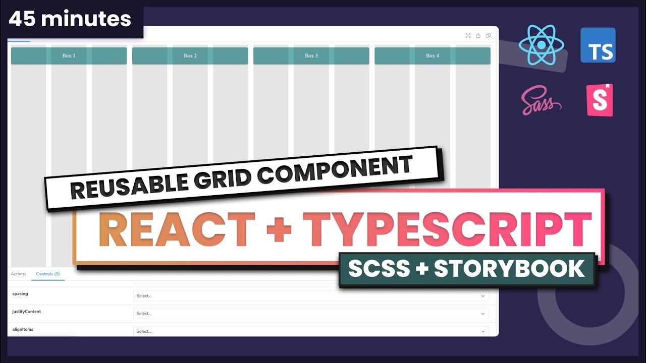 Complete Tutorial Grid Component With React Typescript Storybook