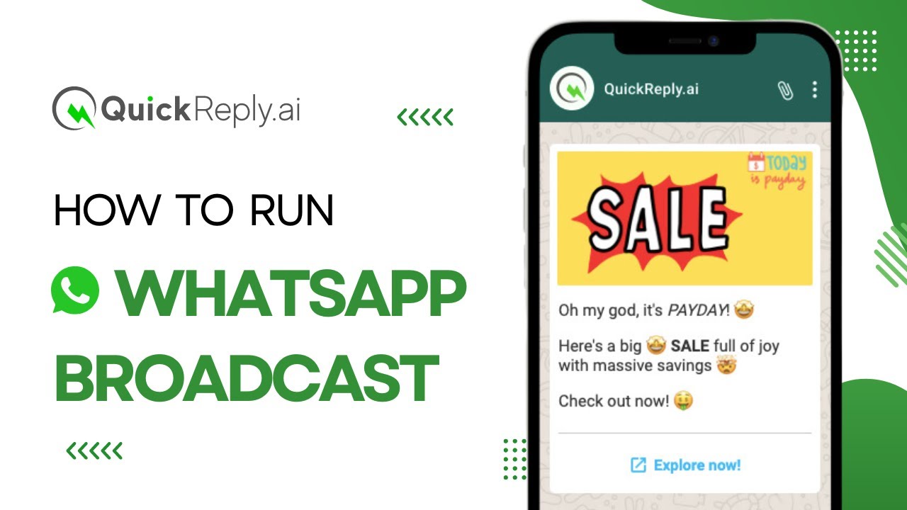 Quickreply Ai How To Schedule A Whatsapp Broadcast Via Quickreply Ai