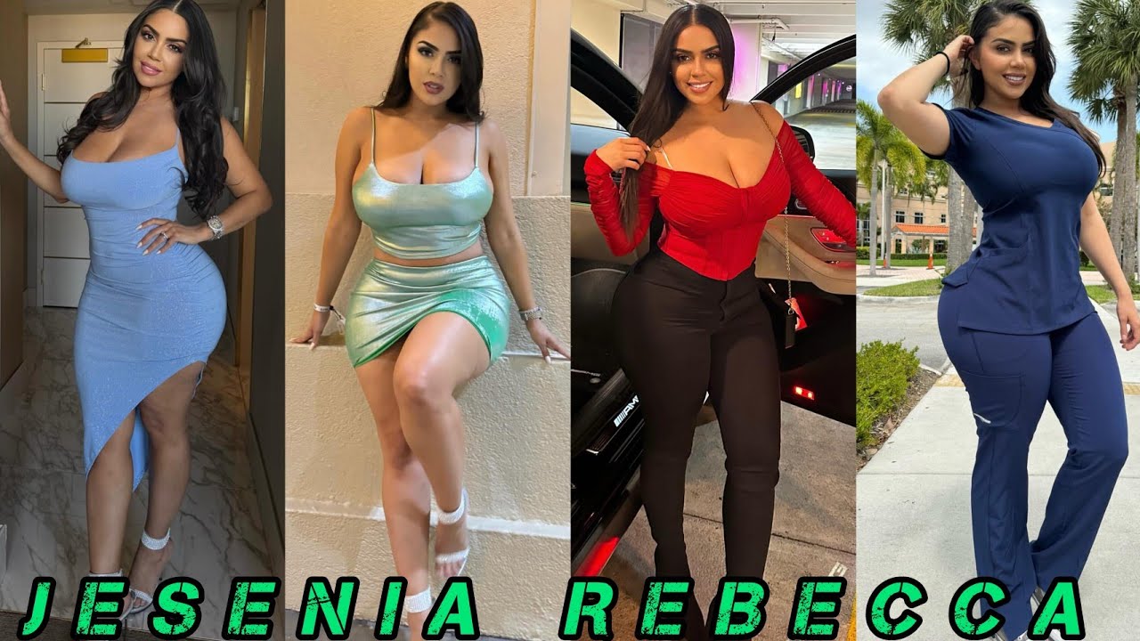 Attractive Looking Colombian Curvy Model Jesenia Rebecca