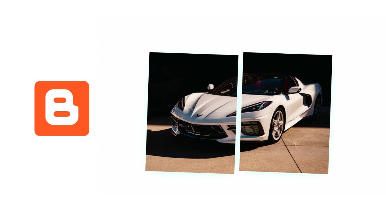 How To Add Image Split Effect Using Css To Your Blogger Website Youtube