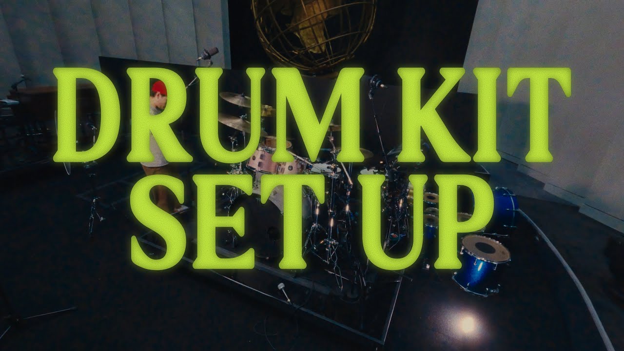 Drum Kit Set Up Youtube