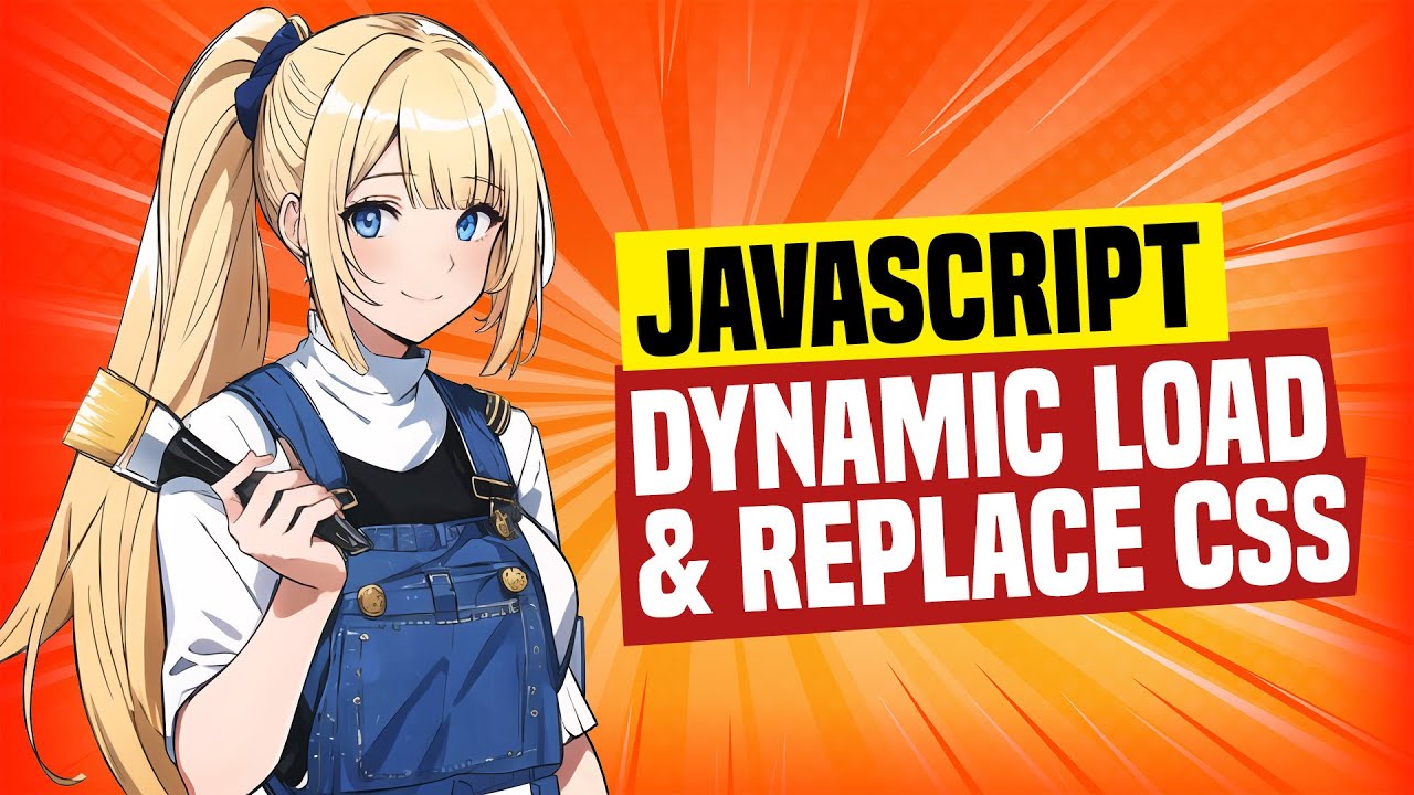 4 Ways To Dynamically Load Change Css In Javascript Youtube