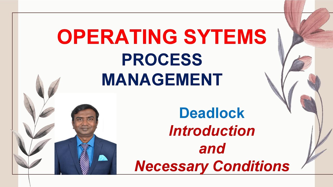 Operating System Process Management Deadlock Introduction Necessary