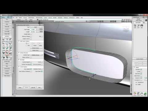 Autodesk Alias Design 2013 What S New Multi Surface Draft And Align