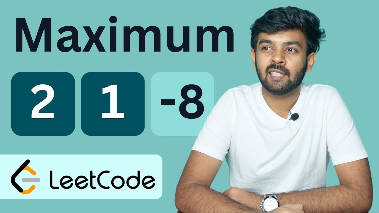 53 Maximum Subarray Java Mang Question Leetcode Tamil Code