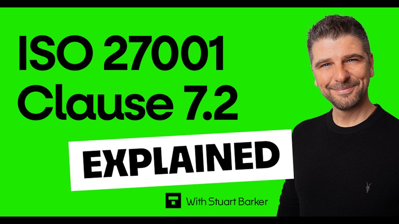 How To Implement Iso 27001 Clause 7 2 Competence Youtube
