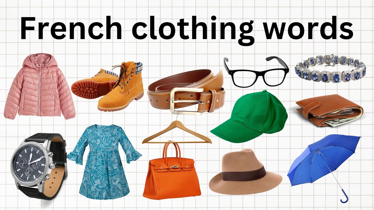 French Clothing Words Learn French Vocabulary Online French With