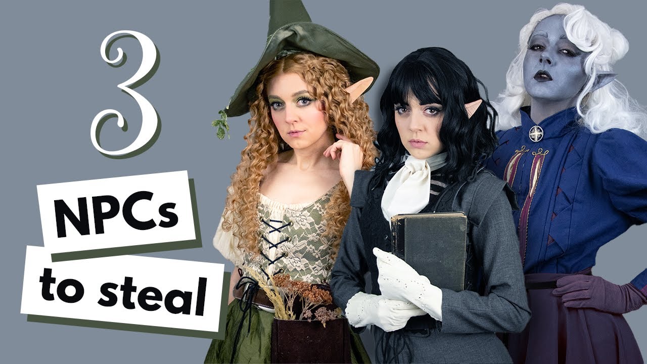 3 Elf Npcs For Your Tabletop Game Youtube