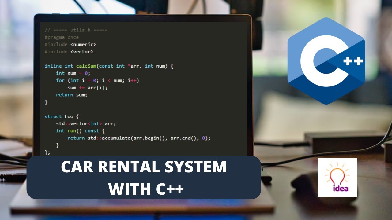 Car Rental System With C C Project Youtube
