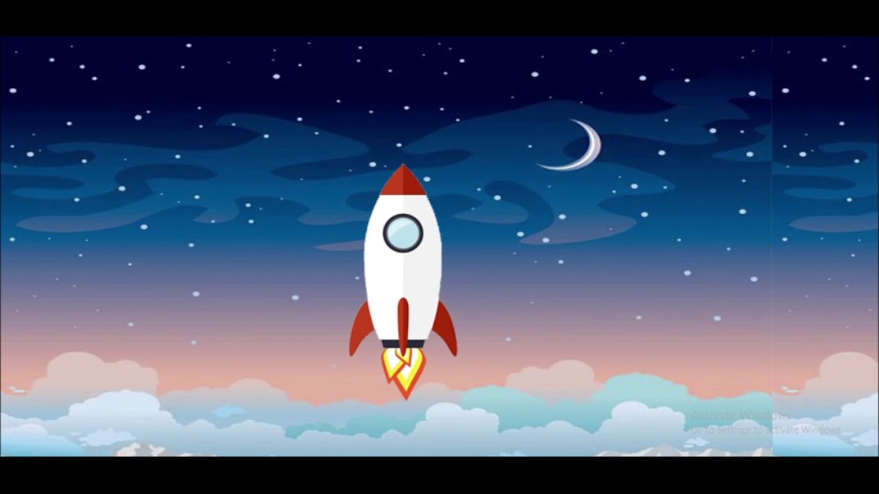 Flying Rocket Animation Effects Using Css Rocket Launch Animation