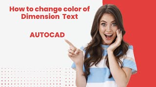Change Color Of Dimension Text In Autocad Dimclrt Autocad Dimension How ...