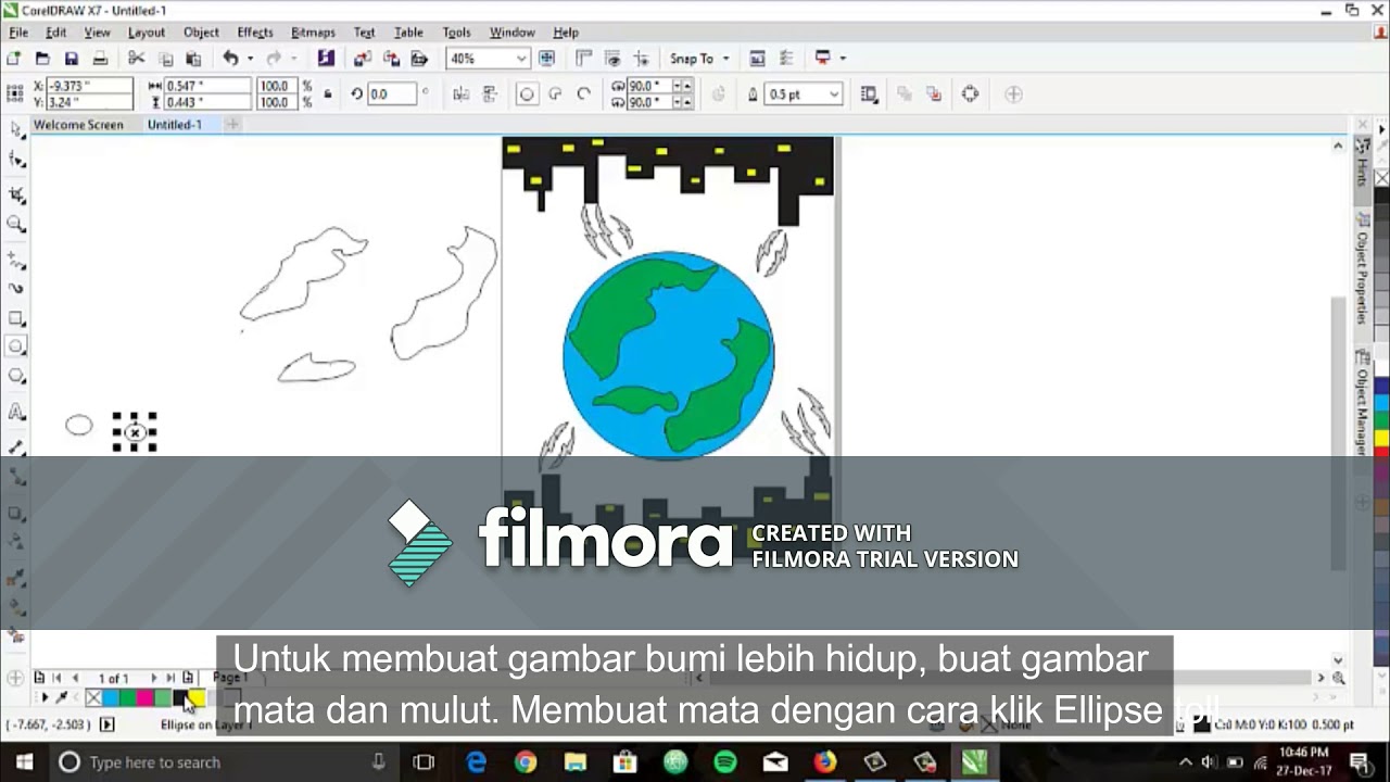 Cara Membuat Poster Dengan Corel Draw X5 Lsahp