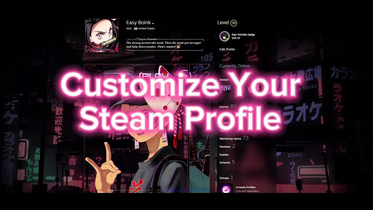 How To Customize Your Steam Profile Artwork Achievements