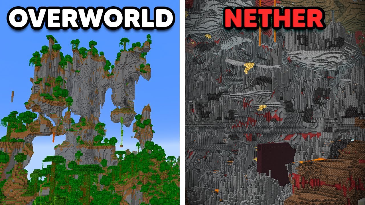 Speedrunning The Amplified Nether Minecraft Mod Youtube