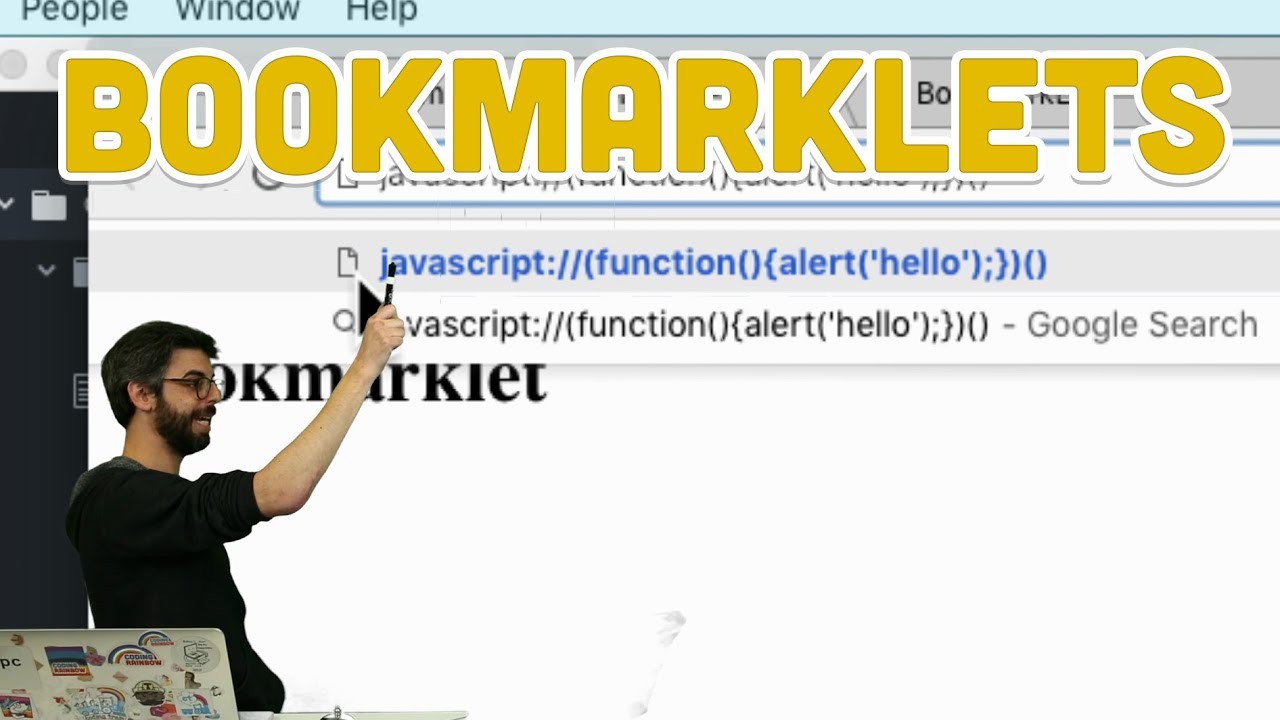 11 2 Bookmarklets Programming With Text Youtube