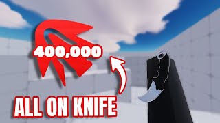 Getting 400k Kills On The Knife Roblox Rivals 4lc Gear Mp3 Music & Mp4 ...