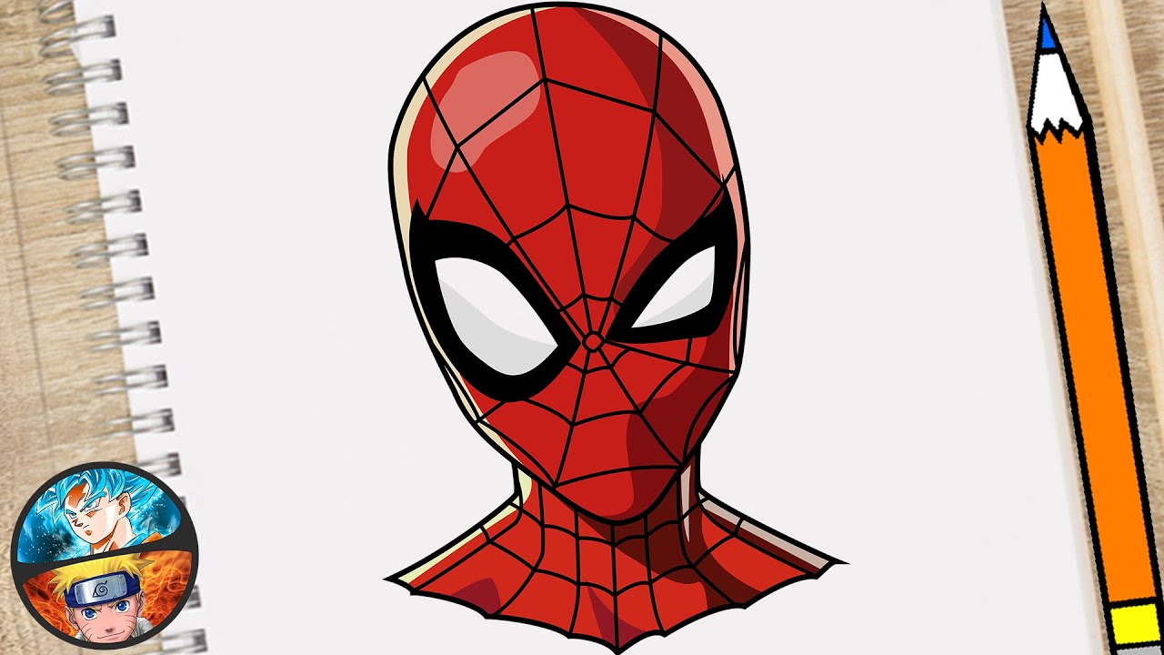 Como Dibujar A Spiderman Fácil Paso A Paso Youtube