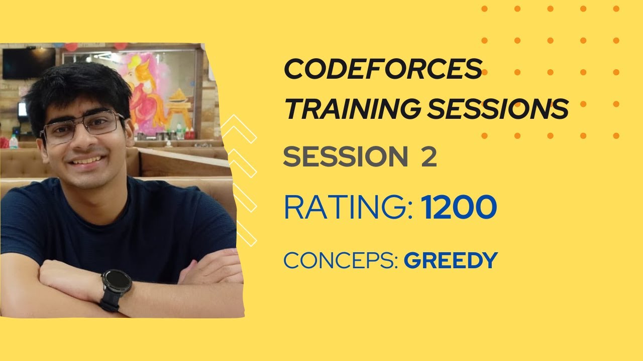 Codeforces Beginner Training Session 2 Problem Rating 1200 Block