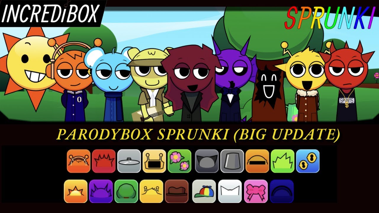Incredibox Parodybox Sprunki Big Update Gameplay Showcase Youtube