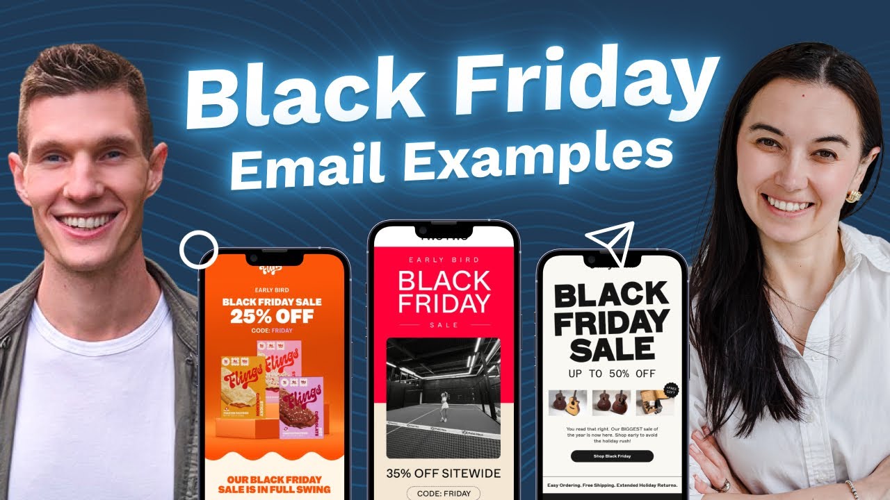 7 Slightly Different Black Friday Email Examples Youtube