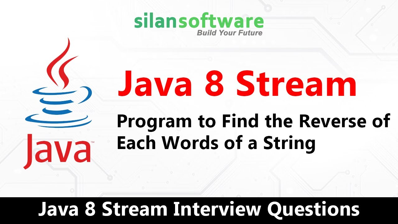 Java 8 Stream Program To Find The Reverse Of Each Words Of A String