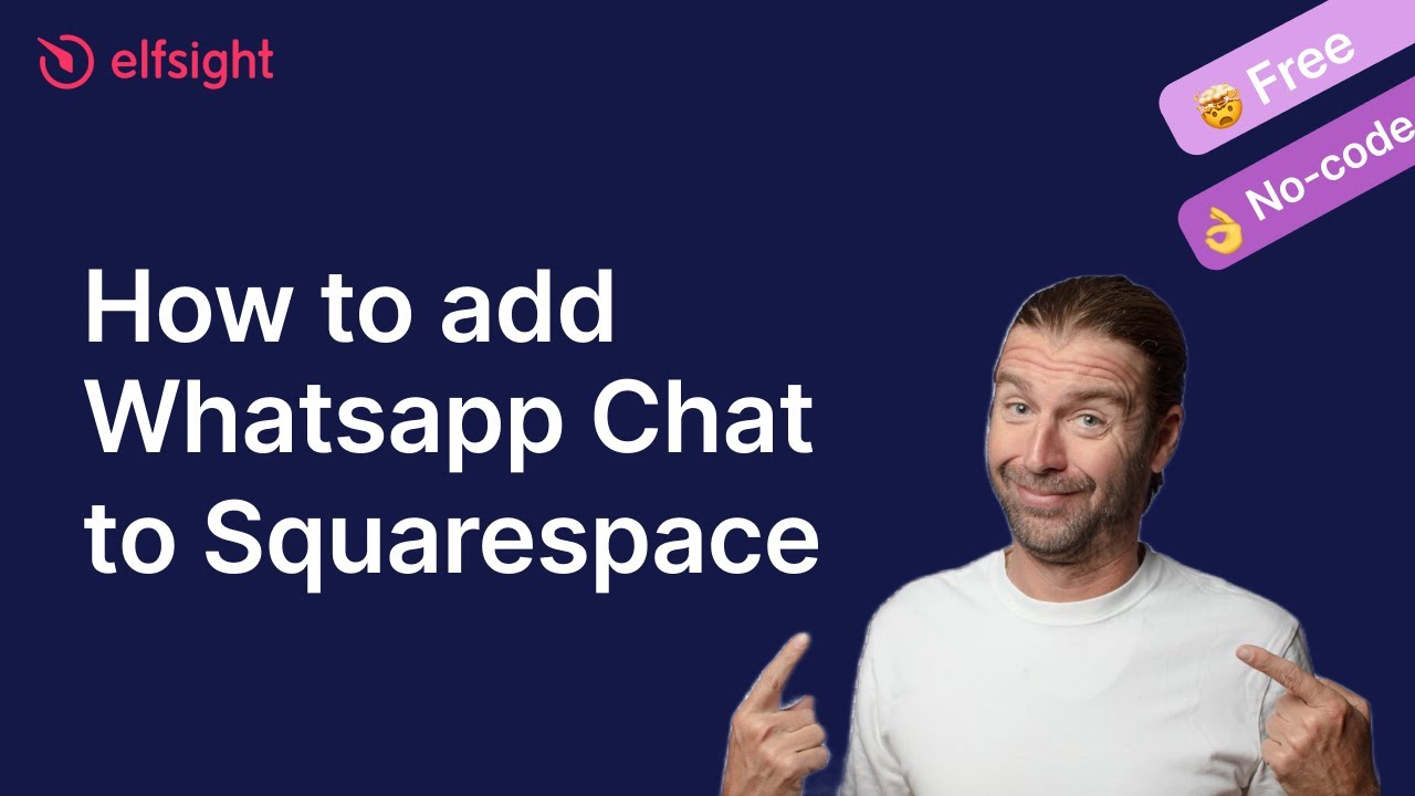 How To Add Whatsapp Chat To Squarespace With Elfsight Youtube