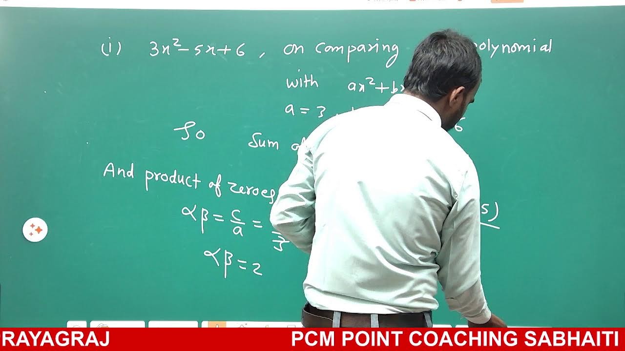 Class 10 Maths Chapter 2 Polynomials Youtube
