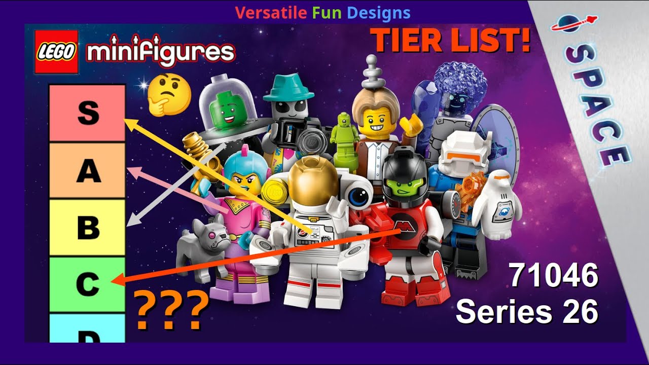 Lego Cmf 26 Space Real Lifeв ў Tier List рџ ѕрџљђ All Minifigs From 71046