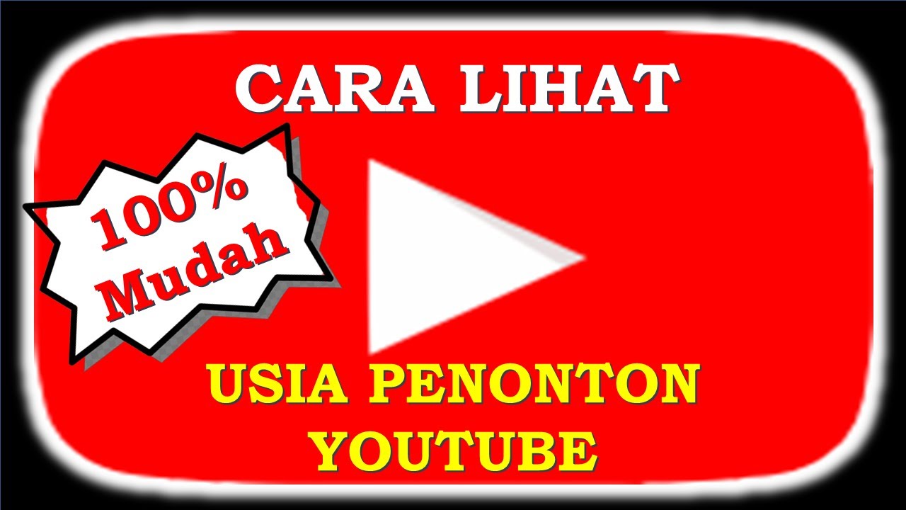 Cara Melihat Usia Penonton Di Channel Youtube Youtube