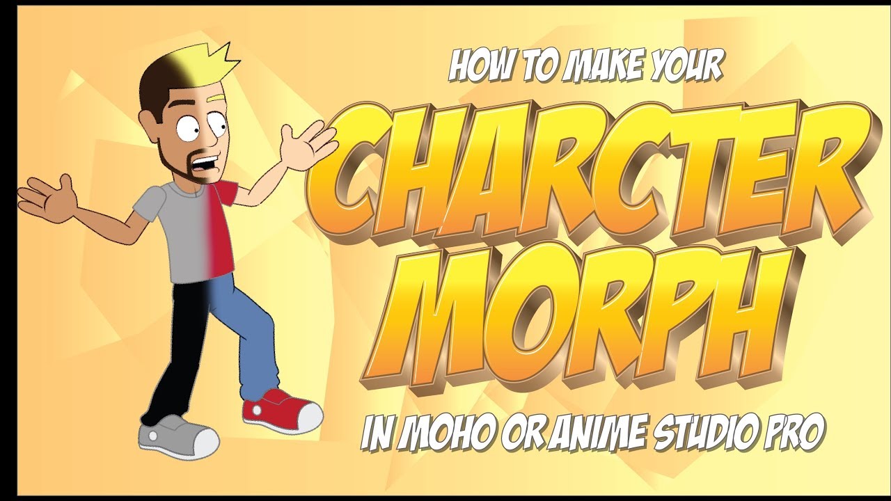 How To Morph Your Character Mid Animation In Anime Studio Pro Or Moho