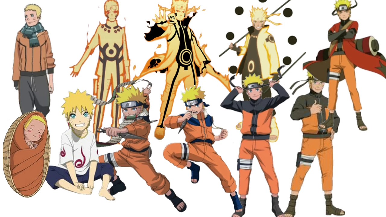 Naruto Uzumaki Naruto Boruto Evolution 2020 Youtube